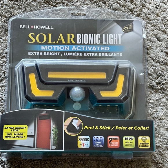 Bell & Howell | Other | Nwt Bell Howell Solar Bionic Light | Poshmark